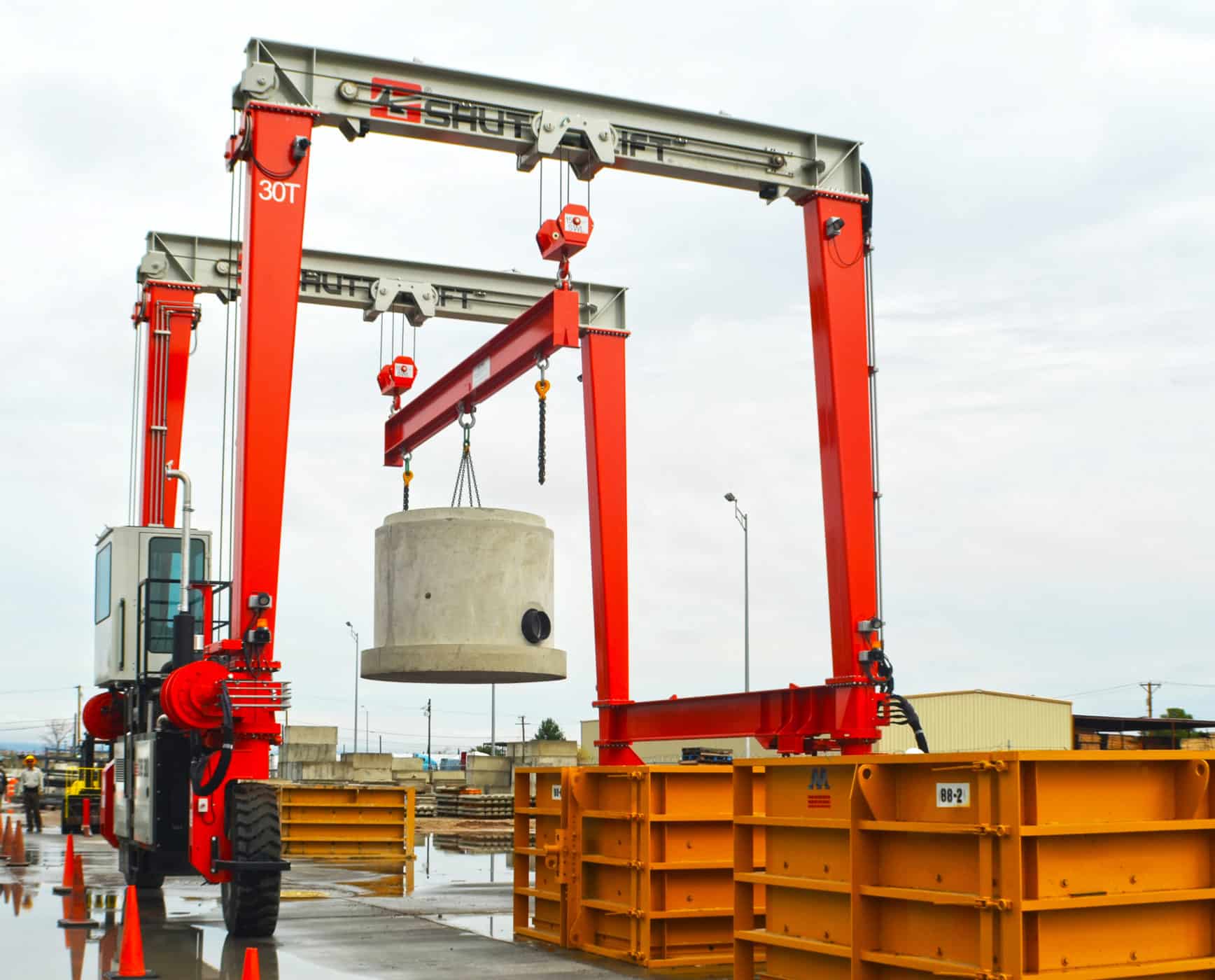Double Beam Rubber Tire Gantry Cranes - DB Series | Shuttlelift